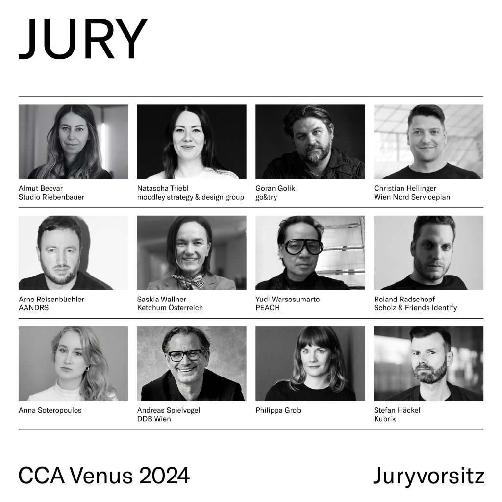 CCA Venus 2024 Juryvorsitzende - Creativ Club Austria